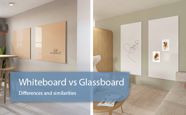 Enamel whiteboards versus writable glass boards - Chameleon Writing